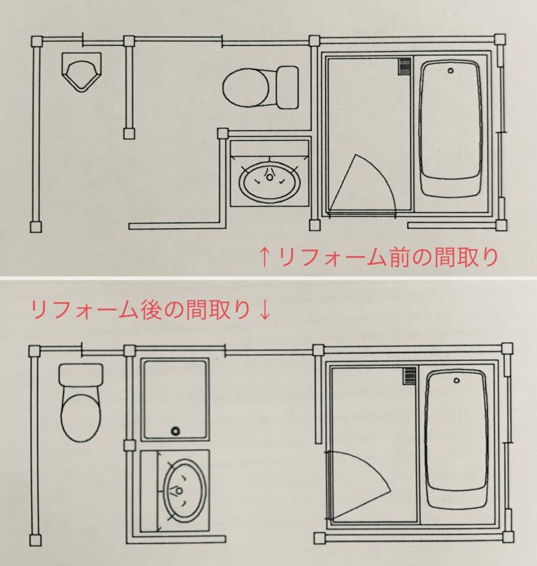お風呂とトイレ 間取り変更で快適リフォーム - ブログ - 船木建設株式会社